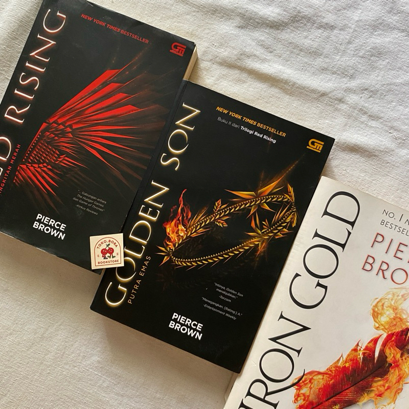 Jual Buku Novel Red Rising Saga Series Golden Son Morning Star - Pierce ...