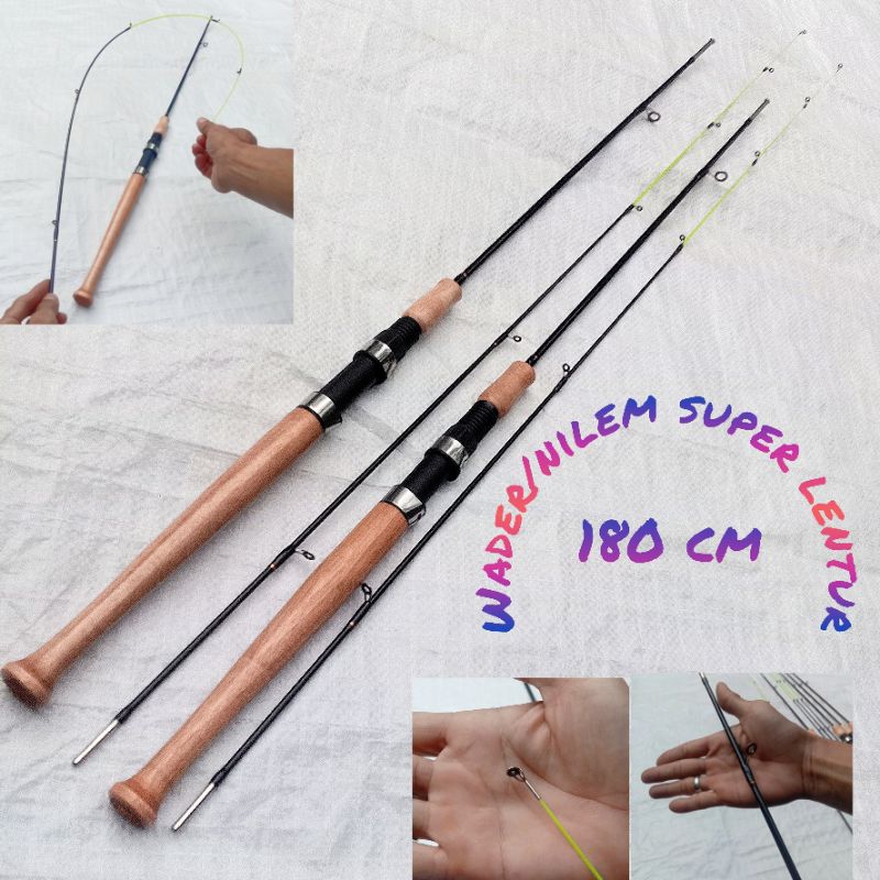 Jual Joran Pancing Buat Ikan Nilem Wader Super Lentur 180 Cm Sambung 2 ...