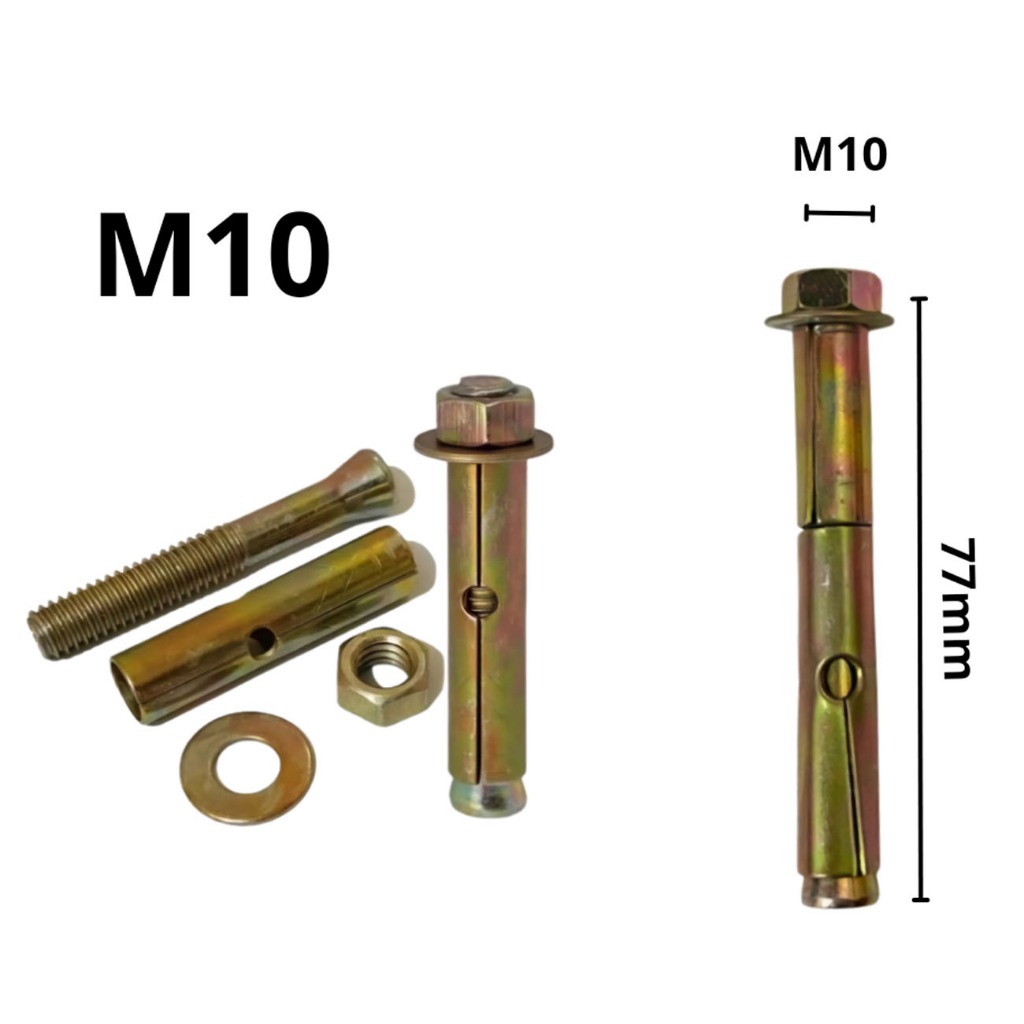 Jual BAUT Dynabolt 10 x 50 mm / Dinabolt 10mm x 50mm / Baut Tanam ...