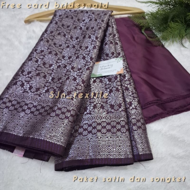 Jual READY PAKET MURAH!! PAKET SATIN DAN SONGKET/SONGKET DAN SATIN ...