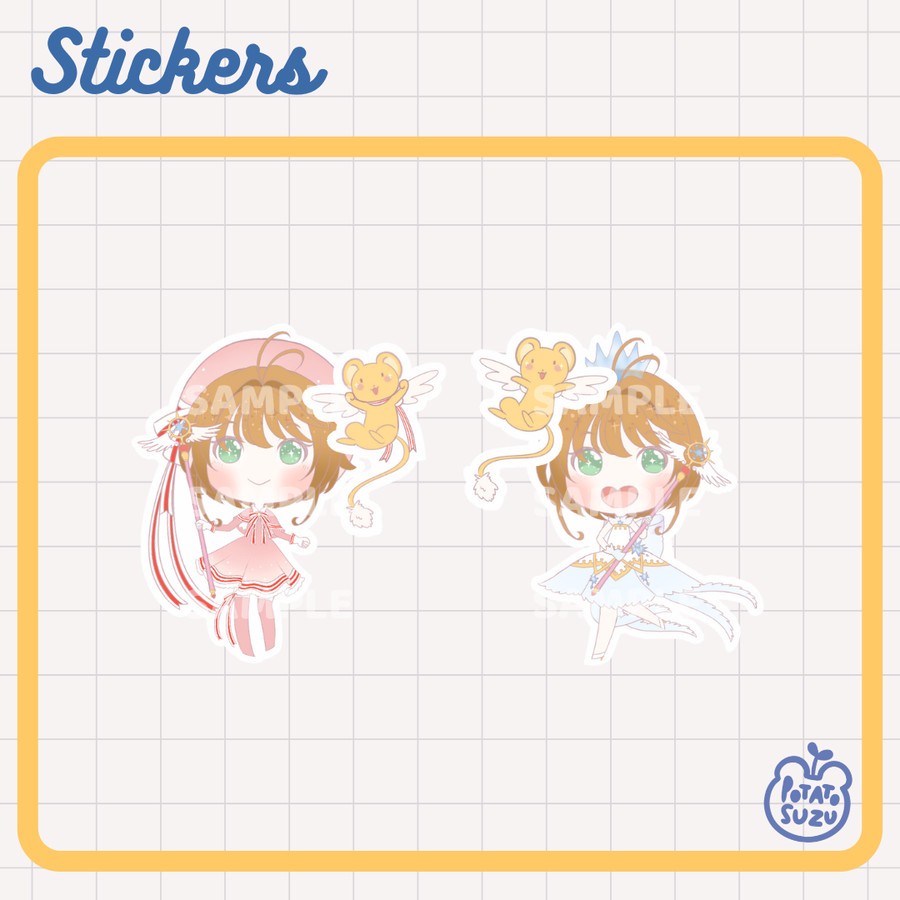 Jual Sticker Fanmerch CardCaptor Sakura | Shopee Indonesia
