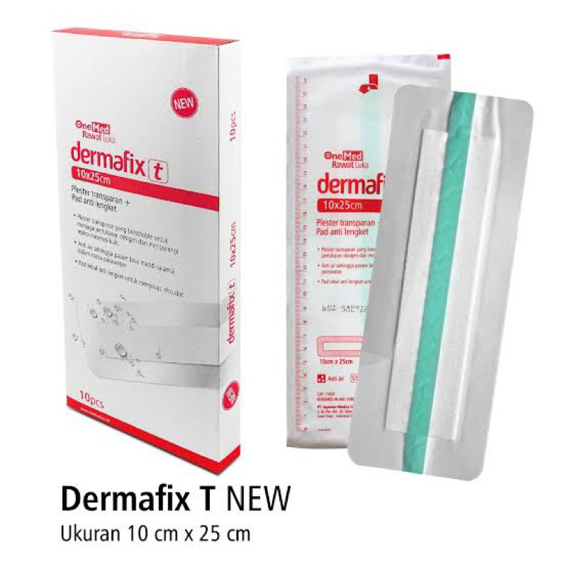 Jual Plester Dermafix T ONEMED ukuran 10x25 cm | Plester Pasca Operasi Caesar | Harga / 1pcs ...
