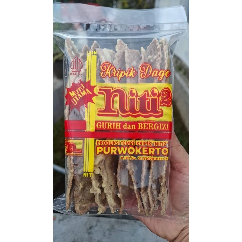 Jual Oleh-oleh Banyumas Keripik Dage NITI Khas Kota Purwokerto | Shopee ...