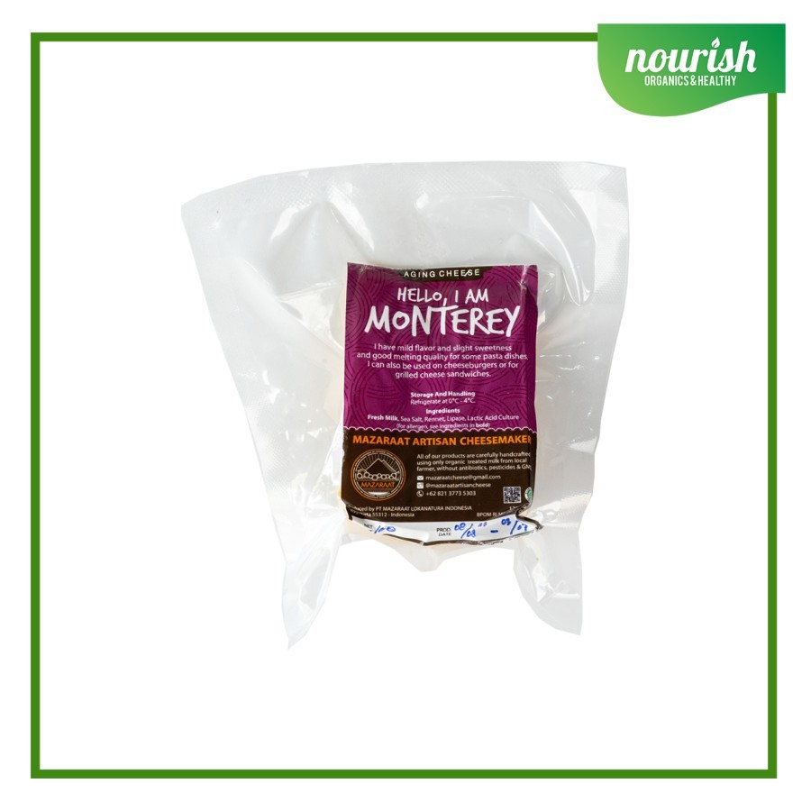 Jual Mazaraat Monterey 100 Gram (Aging Cheese) | Shopee Indonesia