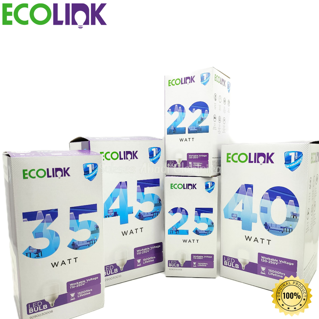Jual Lampu Ledbulb Capsule Kapsul LED Ecolink E27 | Shopee Indonesia