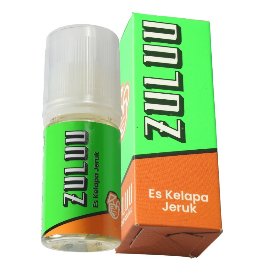 Jual Liquid Vape Zuluu Es Kelapa Jeruk Saltnic 30MG 30ML By Koko Sarang ...