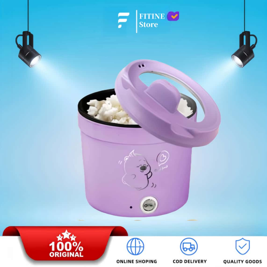 Jual FITINE Panci Listrik Portable Serbaguna 0.8 L Anti Lengket Mini ...