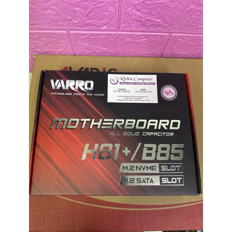 Jual MOTHERBOARD VARRO H81/B85 SOKET 1150 DDR3 NVME | Shopee Indonesia