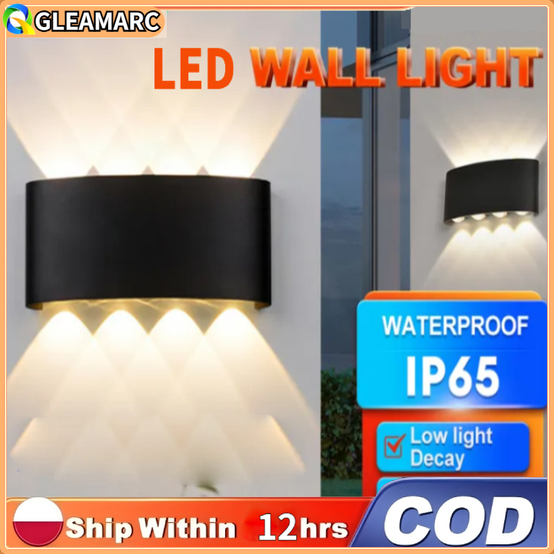 Jual GLEAMARC Lampu Dinding Tempel Outdoor 8W/6W | Shopee Indonesia