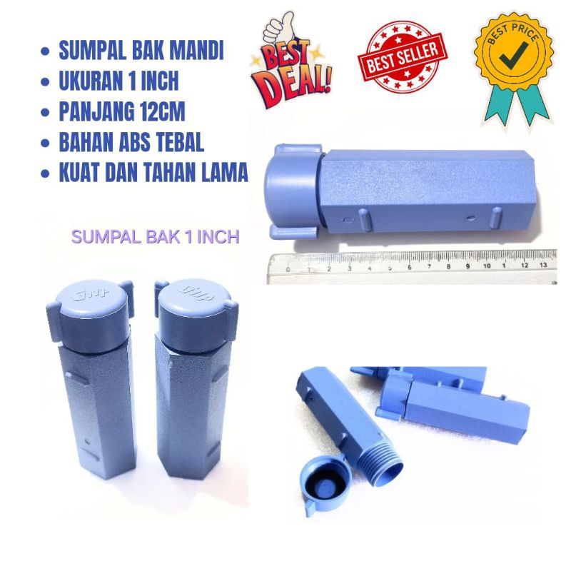 Jual Sumbatan Bak / Sumpal Bak Mandi / Buangan Air 1 inch | Shopee ...