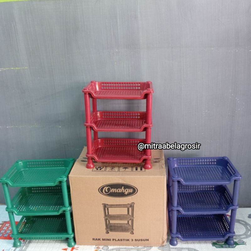 Jual RAK MINI 3 SUSUN / RAK 3 TINGKAT RAK DAPUR SERBAGUNA RAK KOSMETIK ...
