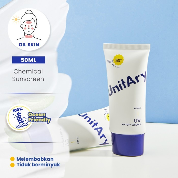 Jual UNITARY UV watery essence SPF 50+ PA+++ Kulit Berminyak | Shopee ...