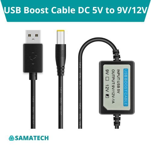 Jual Kabel Konverter Step Up USB Power Boost Cable Adaptor DC 5V 5 V To ...