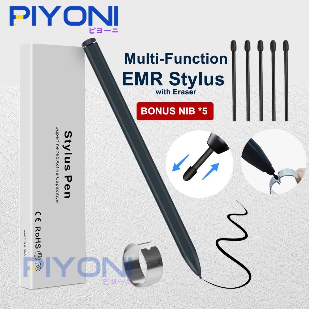 Jual Piyoni Magnetic EMR Stylus with Eraser for Remarkable 2 Pen ...
