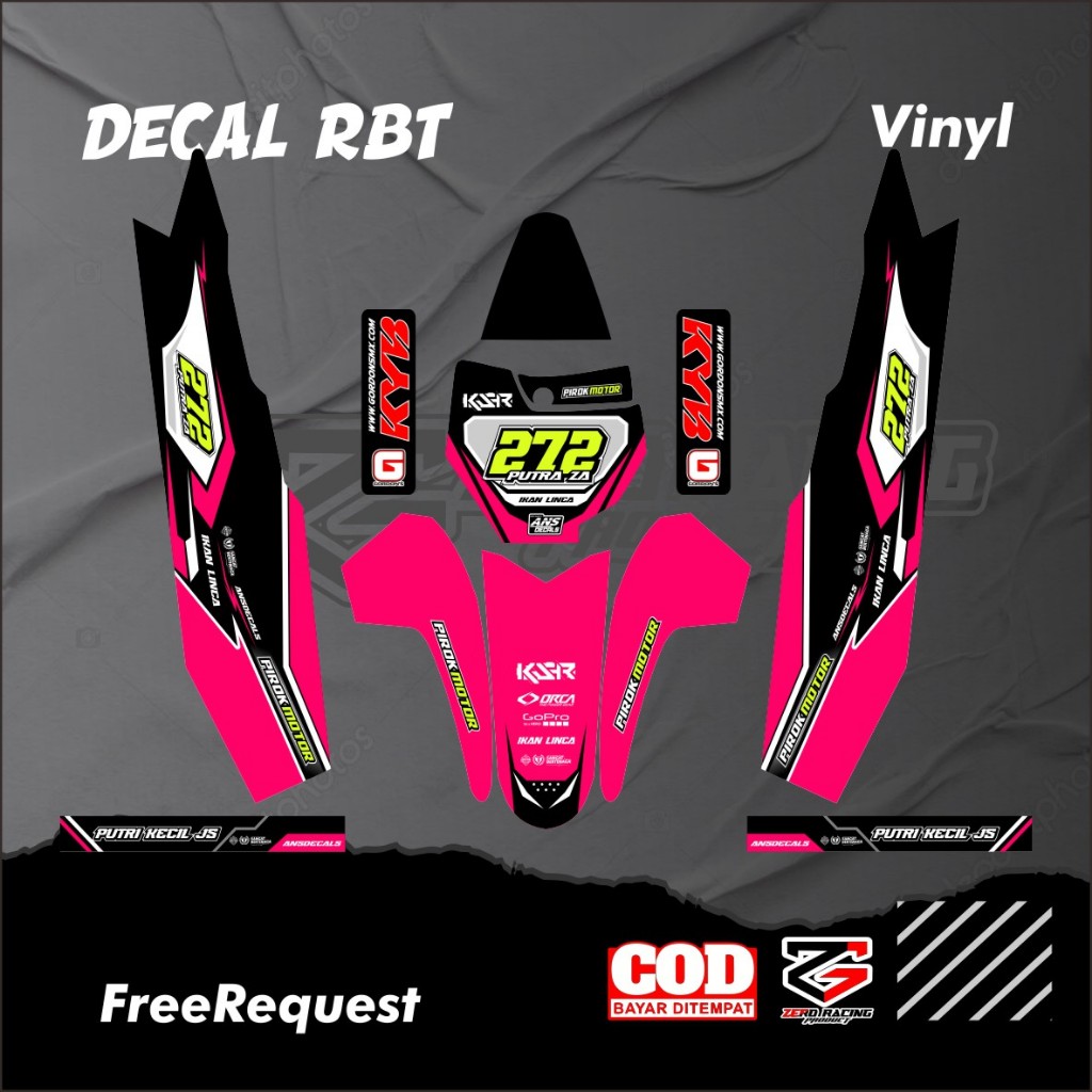 Jual DECAL RBT BODY JUPITER YAMAHA VEGA NEW FULL BODY DEKAL STICKER ...