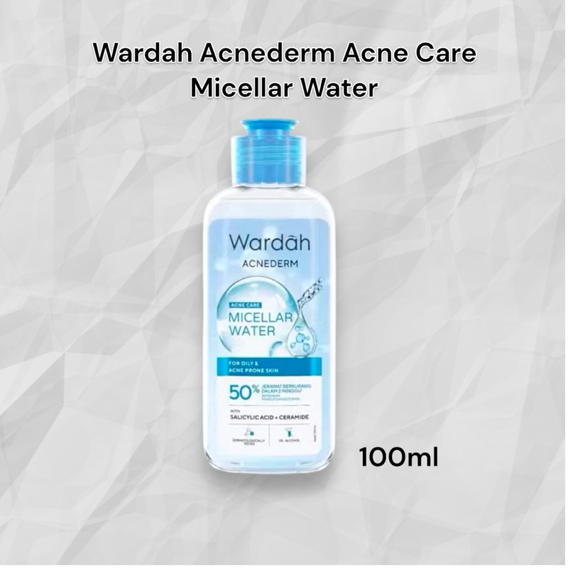 Jual Wardah Acnederm Acne Care Micellar Water 100Ml / Wardah Acnederm ...