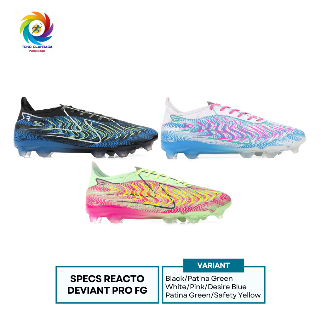 Jual Sepatu Bola SPECS Reacto Deviant Pro FG ORIGINAL / Sepatu Sepak Bola Dewasa Original Specs ...