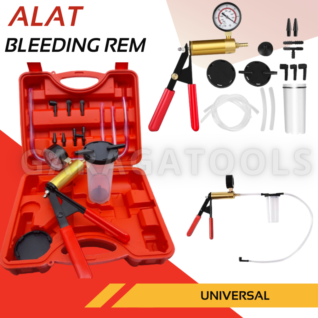 Jual Vacuum Brake Bleeder Kit Bleeding Rem ABS Mobil Alat Pemompa ...