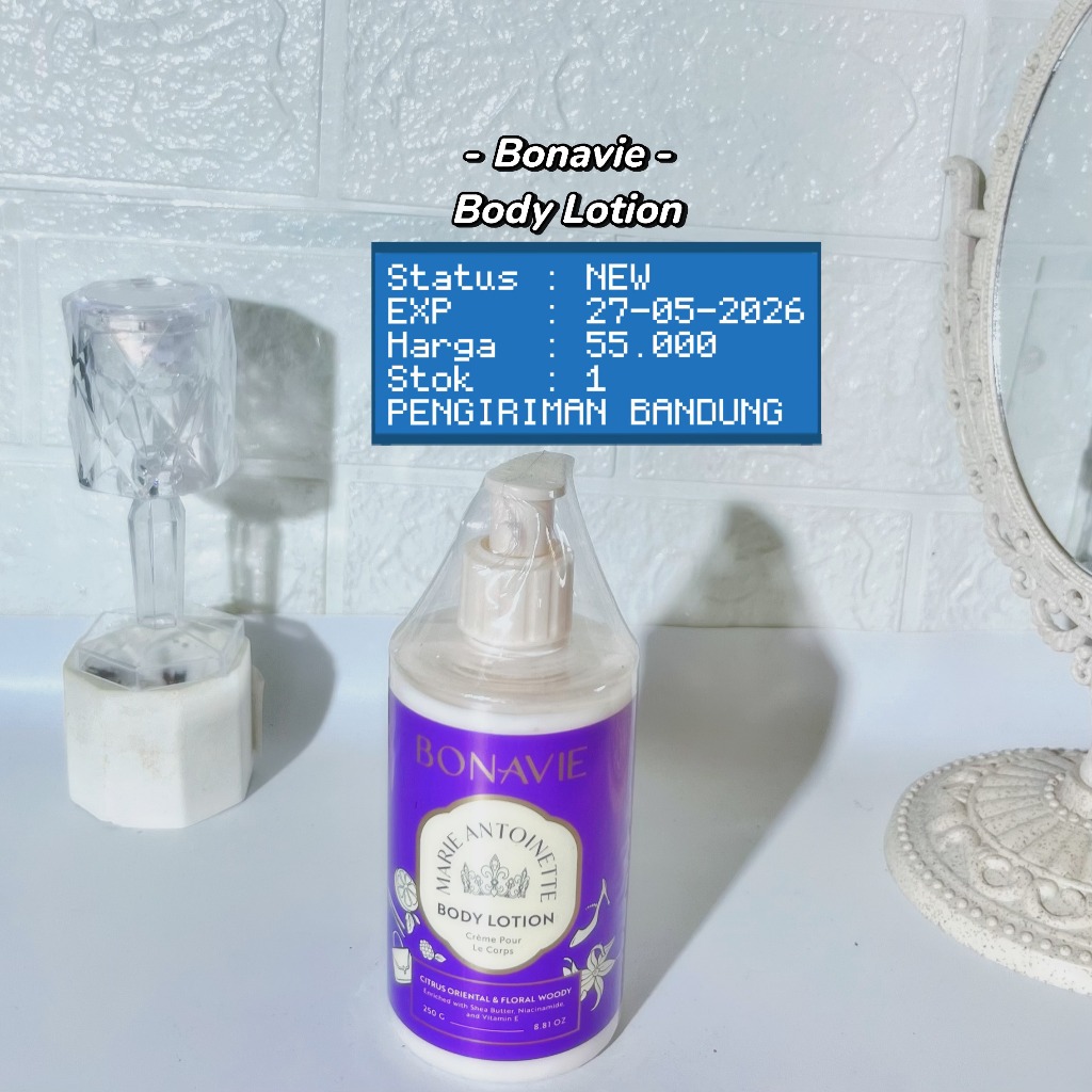 Jual Bonavie Body Lotion Marie Antoinette 250 ml | Shopee Indonesia