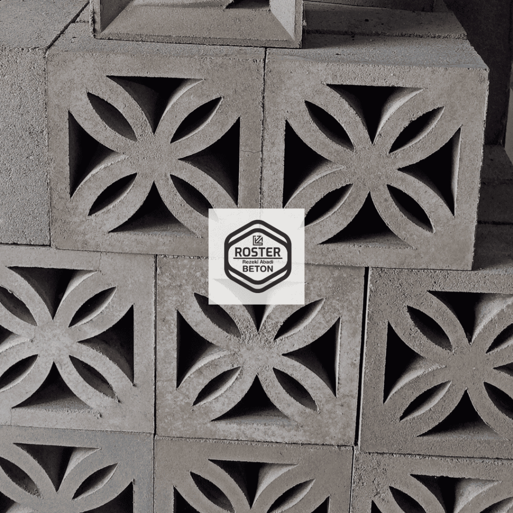Jual Roster Beton Minimalis, Roaster Beton Motif Kawung Ukuran 20x20 cm ...