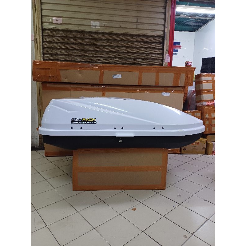 Jual roof box putih glosy 140cm Hiro Motor Sport | Shopee Indonesia