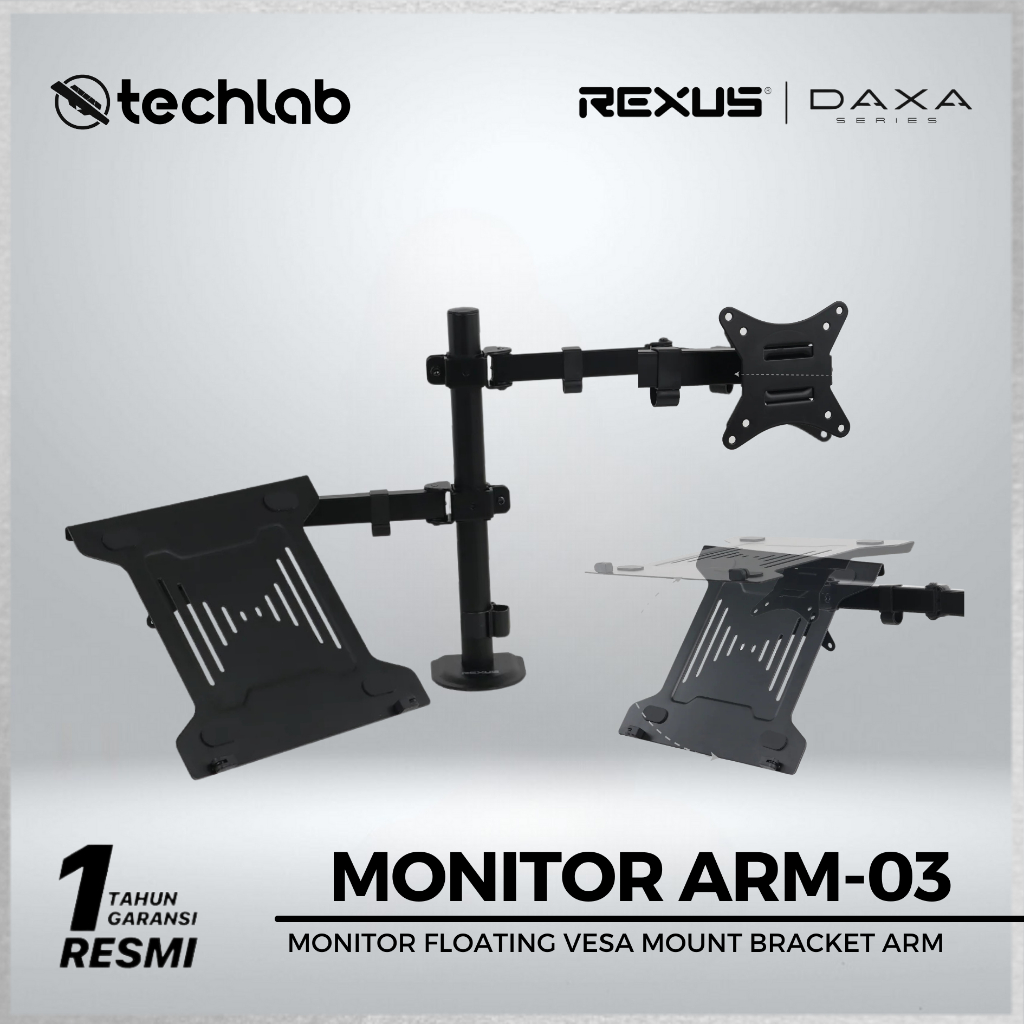 Jual Rexus Monitor Arm Bracket DBM-03 Monitor Arm Stand For PC | Shopee ...