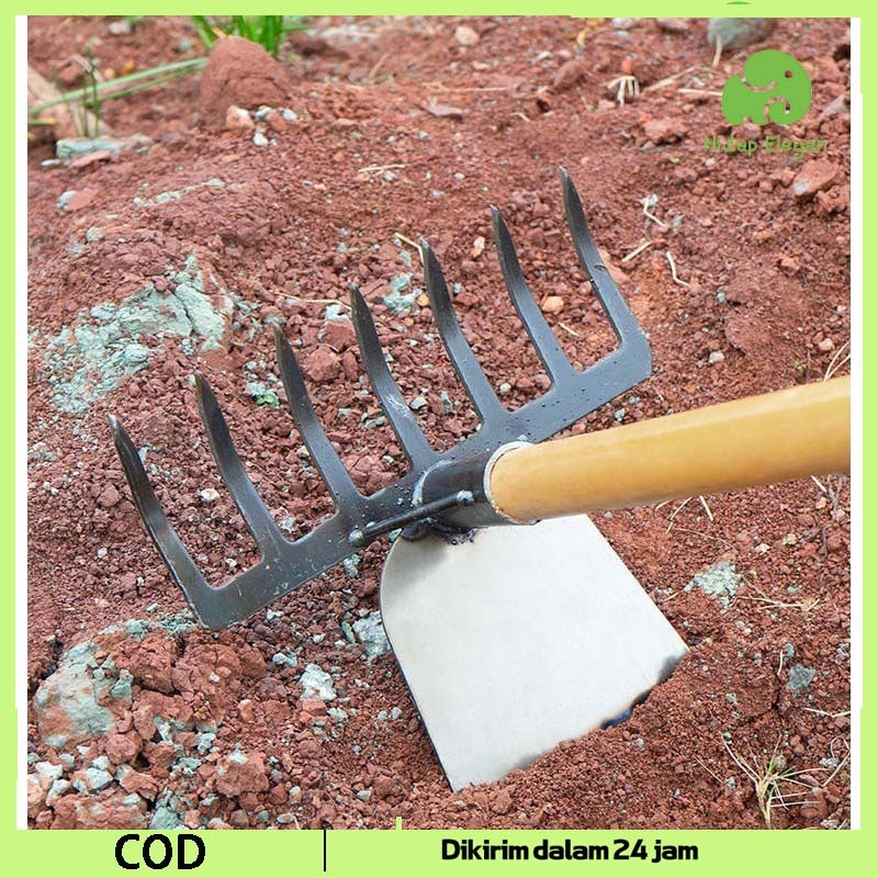 Jual 2in1 Alat Pencabut Rumput Liar Cabut Rumput Garden Cangkul Kebun ...