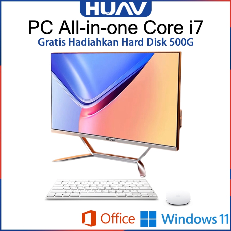 Jual HUAV Komputer Full Set All-in-One PC Baru, Prosesor Core i7 konfigurasi tinggi,Layar 24/27 ...