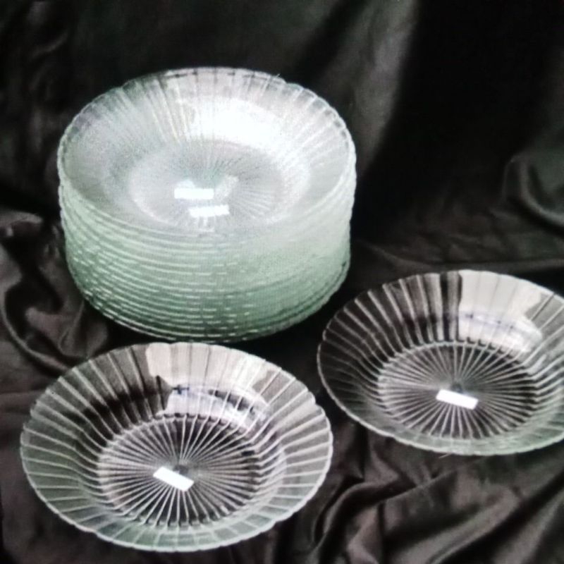 Jual piring kaca 1 lusin | Shopee Indonesia