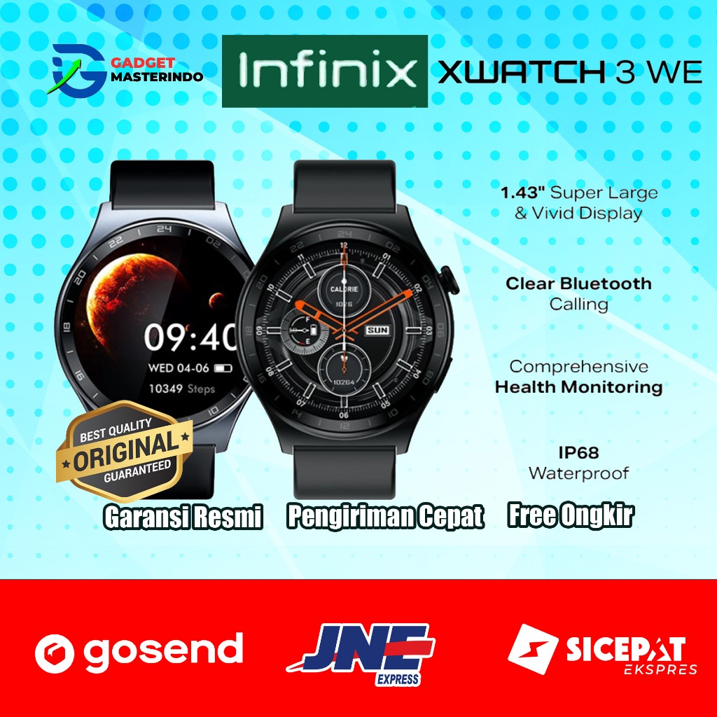 Jual Infinix Smartwatch XW3E 300mAh Garansi Resmi | Shopee Indonesia