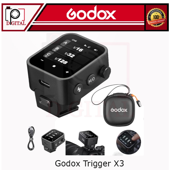 Jual Godox X3 Trigger Touchscreen TTL Wireless Flash Trigger Godox X 3 | Shopee Indonesia