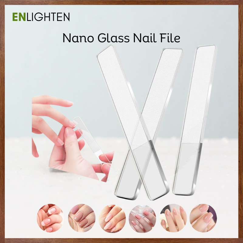 Jual COD Kikir Kuku Nano Glass Nail File Buffer Alat Kikir Menicure ...