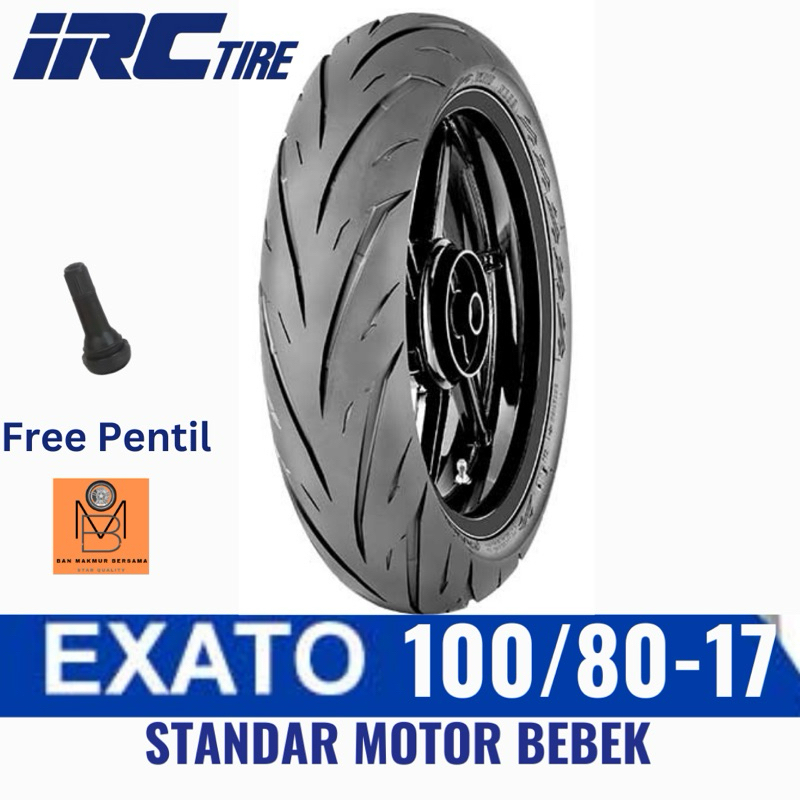 Jual Ban Luar IRC EXato 100 80 Ring 17 Tubeless / Ban CBR / Ban Depan Ninja / Ban CB / Original ...