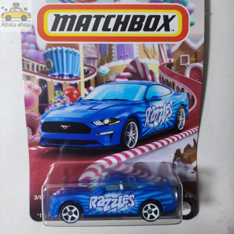 Jual Matchbox Ford Mustang Coupe 19 Candy Series Razzles Original ...