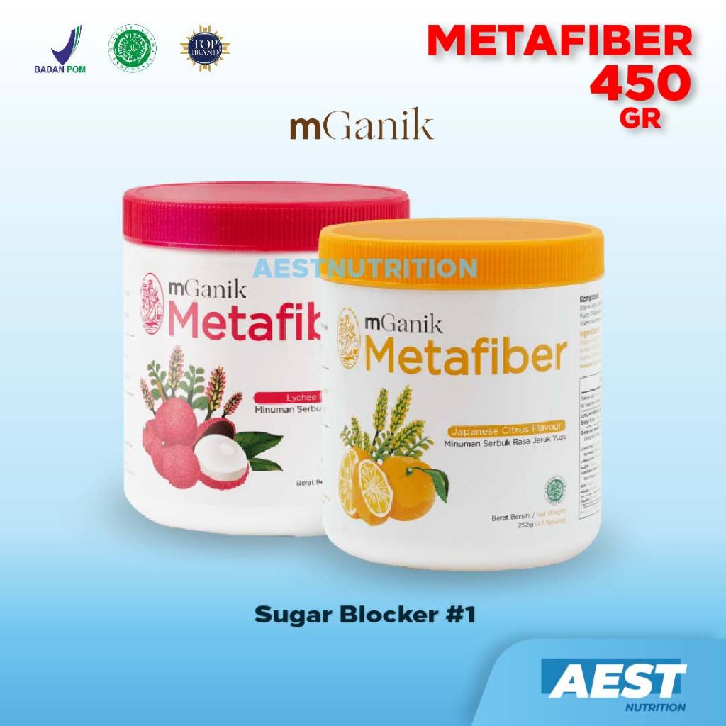 Jual mGanik Metafiber 450 gram - Suplemen Serat Diabetes Alami | Shopee ...