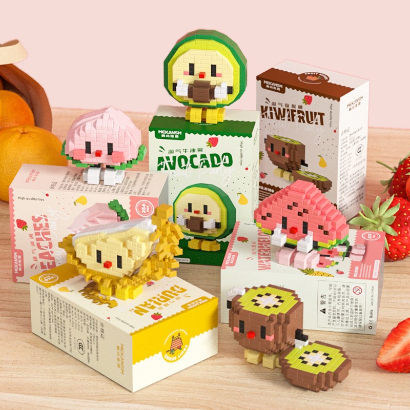 Jual HX Fruits Buah Mini Brick Building Blok Toys Puzzle Mainan Anak ...