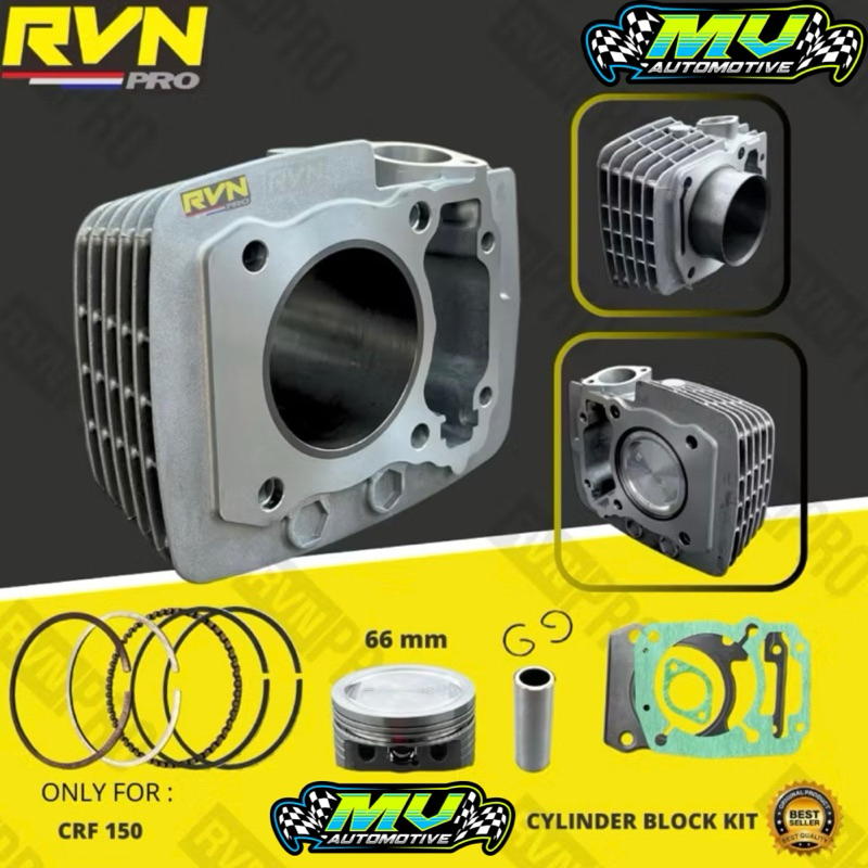 Jual BLOK SEHER BORING BORE UP CRF 150 CRF150 VERZA NEW MEGAPRO 66MM 63.5MM BOREUP RVN THAILAND ...