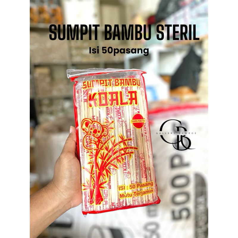 Jual SUMPIT BAMBU STERIL “ROYAL” isi 50pasang/sumpit bambu lokal import ...