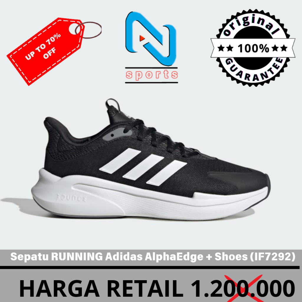Jual Sepatu RUNNING Adidas AlphaEdge + Shoes (IF7292) Original 100% ...