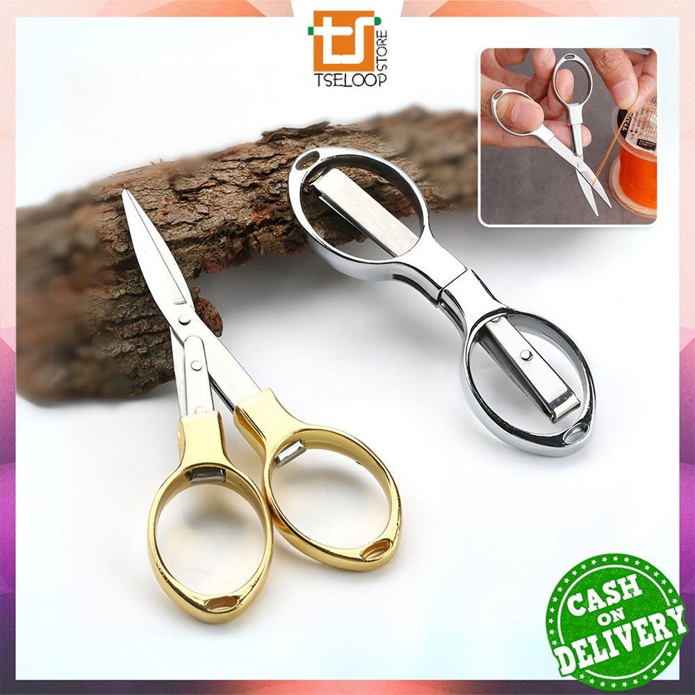 Jual OFM-C1199 Gunting Lipat Portable Bahan Stainless Steel / Gunting ...