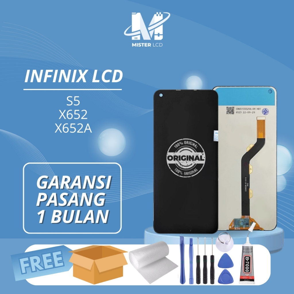 Jual LCD INFINIX S5 / X652 / X652A / S5 FULLSET ORIGINAL FREE LEM ...