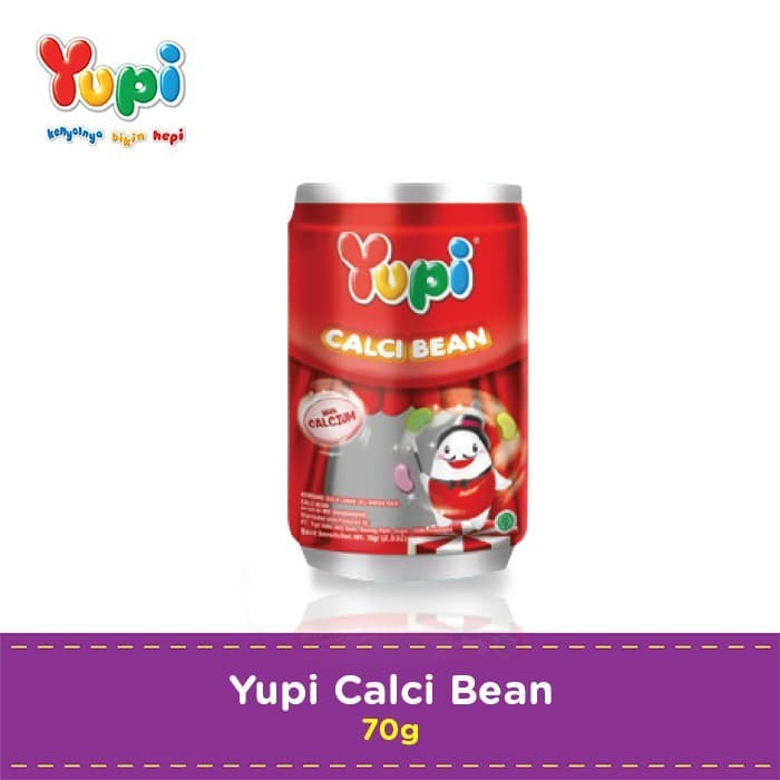 Jual Yupi Permen Gummy Calci Bean 70 g | Shopee Indonesia