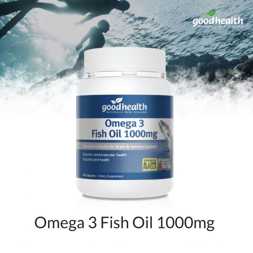 Jual Omega 3 Fish Oil Goodhealth 150 Softgels | Minyak Ikan | Omega 3 ...