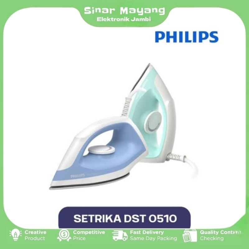 Jual Setrika PHILIPS DST0510/ Dry Iron PHILIPS 500 Series/ Garansi ...