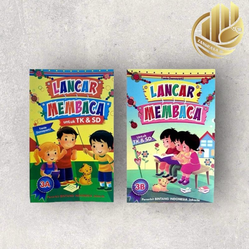 Jual Buku lancar membaca 1a 1b 2a 2b 3a 3b untuk Tk/paud | Shopee Indonesia