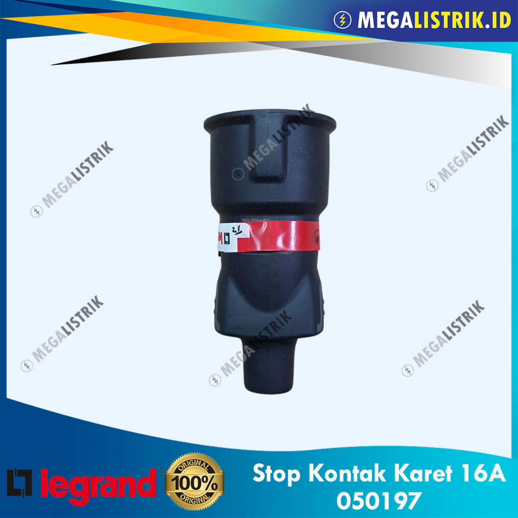 Jual LEGRAND STOP KONTAK KARET 2P+E 16A HITAM 050197 / INDUSTRIAL ...