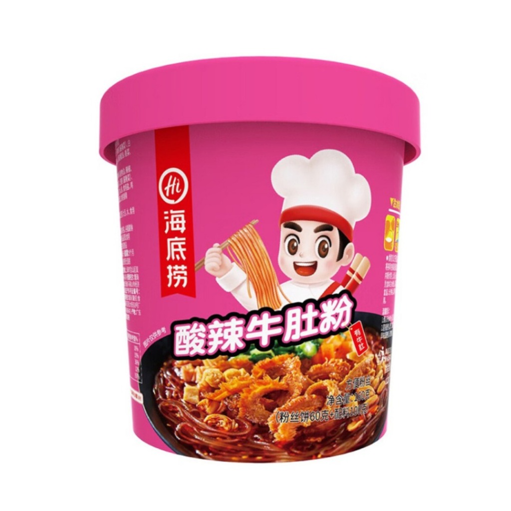Jual Haidilao instant cup bihun/bihun instant/cup noodle/suan la fen ...