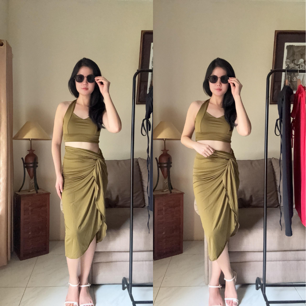 Jual One Set Halter Beachwear Bali Season | Shopee Indonesia