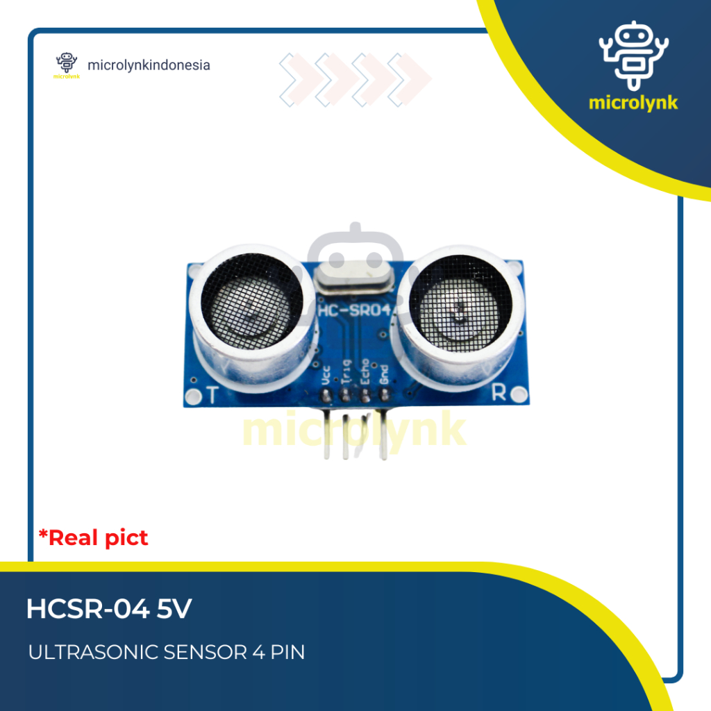 Jual Hc Sr04 Sr04 Ultrasonic Distance Measuring Transducer Sensor Module Shopee Indonesia