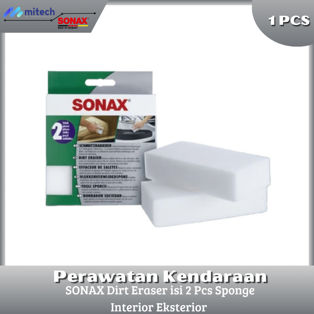 Jual Sonax Dirt Eraser Isi 2 Pcs Busa Pad Magic / Sponge Interior ...
